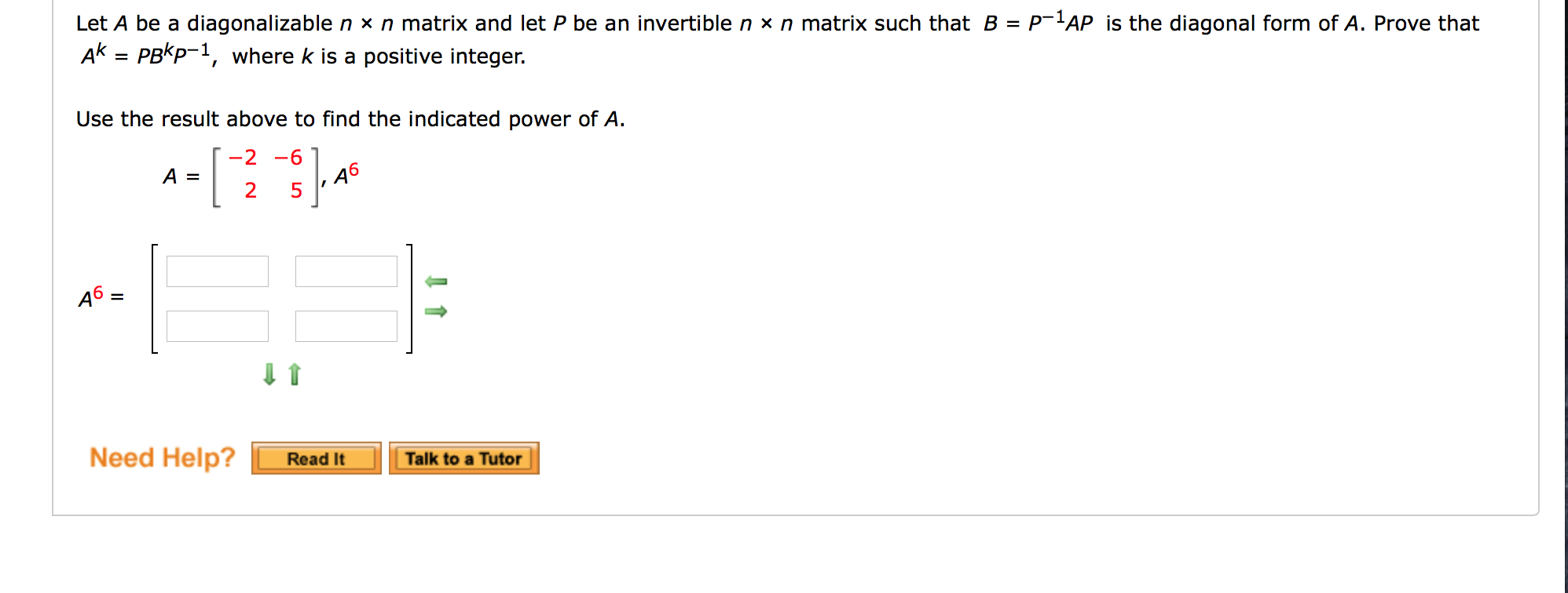 Solved Let A be a diagonalizable n x n matrix and let P be | Chegg.com