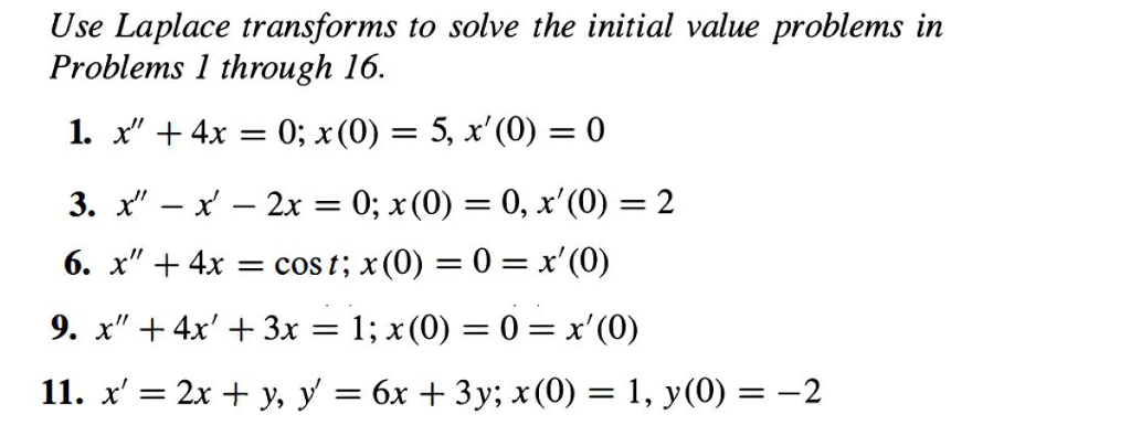 how to solve initial value problems with laplace transforms Transforms ... how to solve initial value problems with laplace transforms Transforms ...