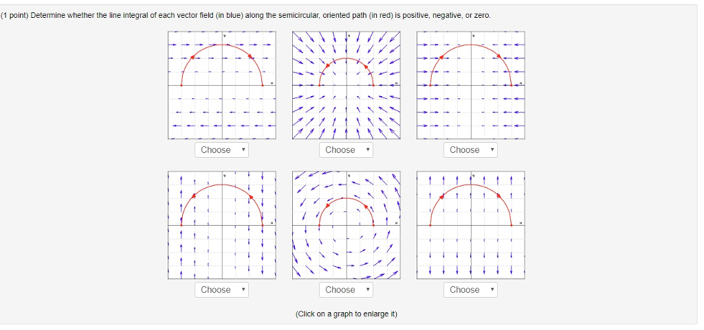 Solved (1 point) Determine whether the line integral of each | Chegg.com