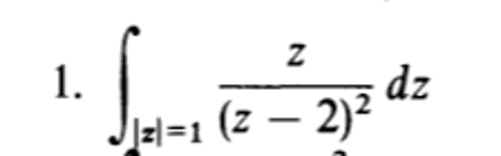 Solved Evaluate the integral with cauchy's theorem | Chegg.com