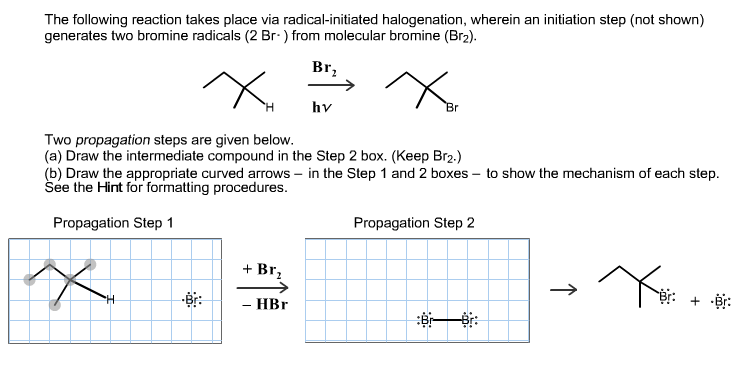 Solved a) Draw the intermediate compound in the Step 2 box. | Chegg.com