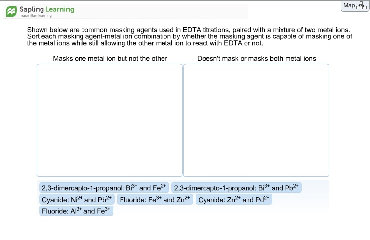 Solved Shown below are common masking agents used in EDTA | Chegg.com