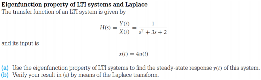 Solved The transfer function of an LTI system is given by H | Chegg.com