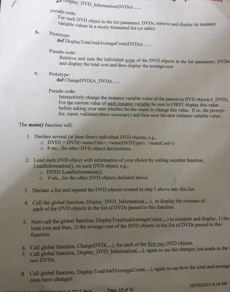 Solved The objective of this lab is to give you some | Chegg.com