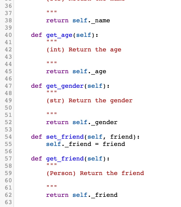 Solved 1 class Person (object): def init _(self, name, age, | Chegg.com