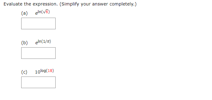 Solved Evaluate the expression. (Simplify your answer | Chegg.com Solved Evaluate the expression. (Simplify your answer | Chegg.com