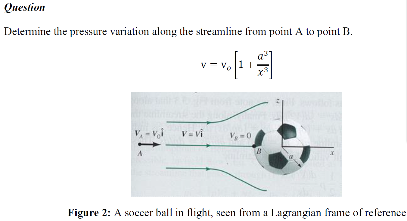 Solved Using a Lagrangian frame of reference, consider a | Chegg.com