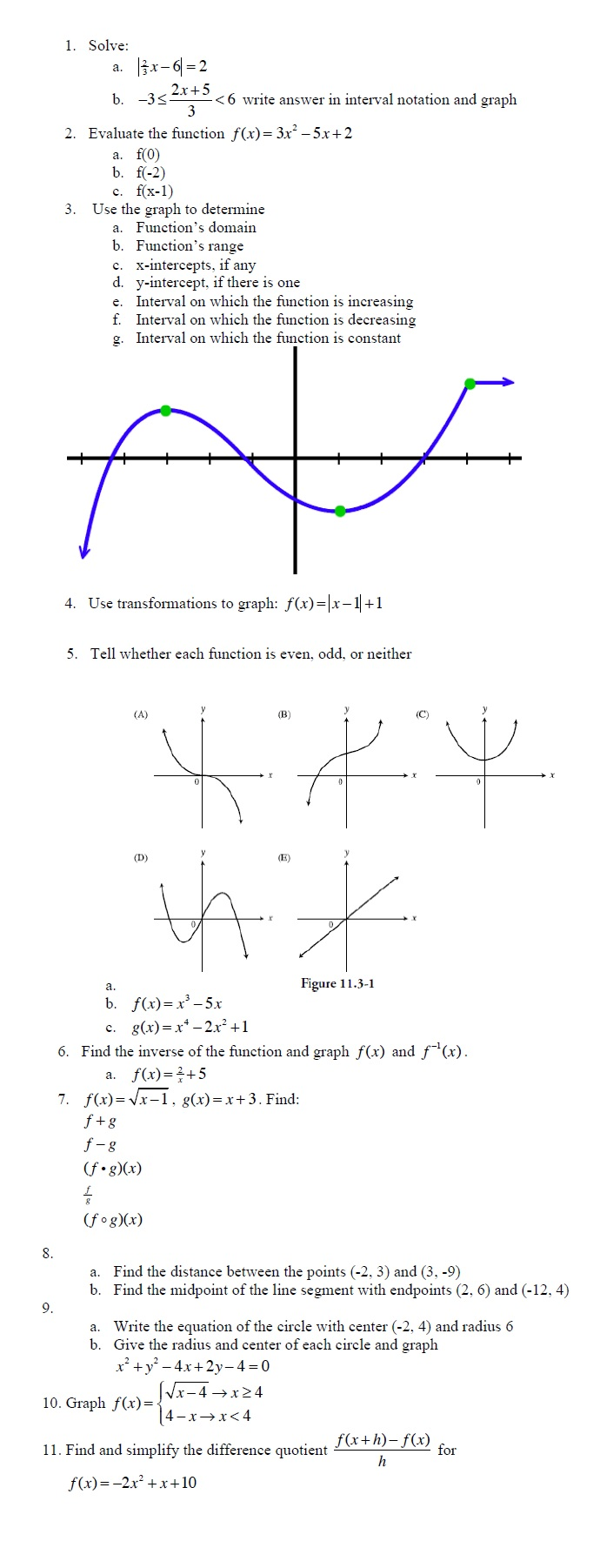 Solved Solve 2 3 X 6 2 3 2x 5 3