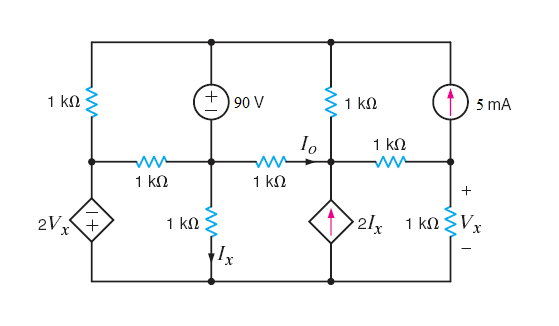 Solved Find Io in the network in the Figure using nodal | Chegg.com