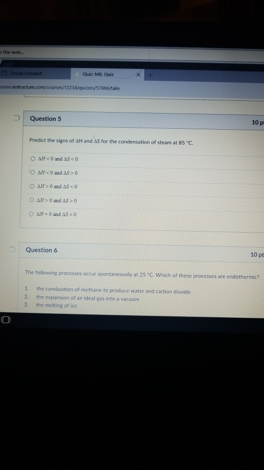 Solved the web Quiz: M8. Quiz | Chegg.com