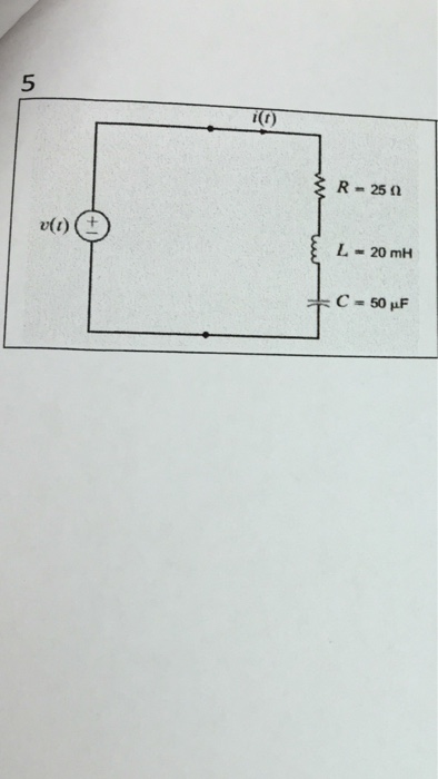 Solved The frequency is 60 Hz and the voltage is | Chegg.com