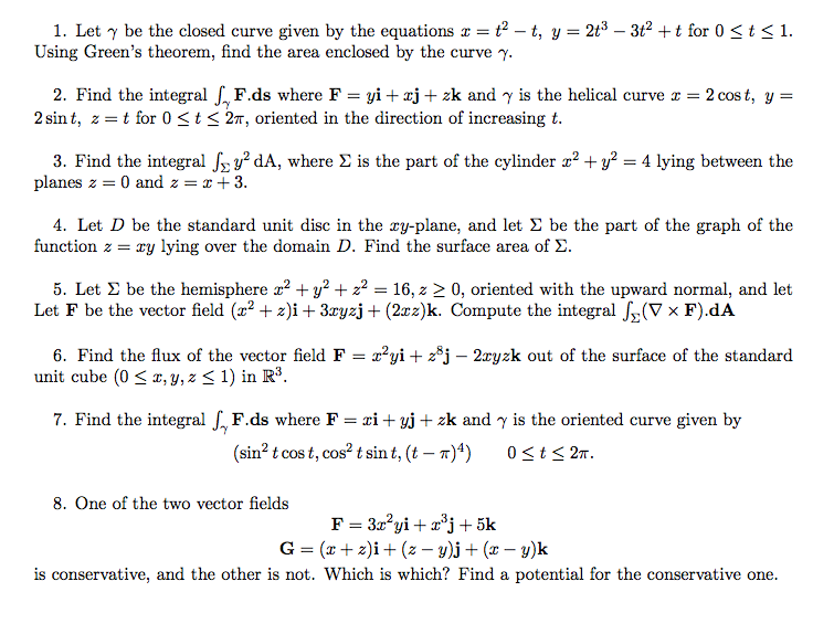Solved Let gamma be the closed curve given by the equations | Chegg.com