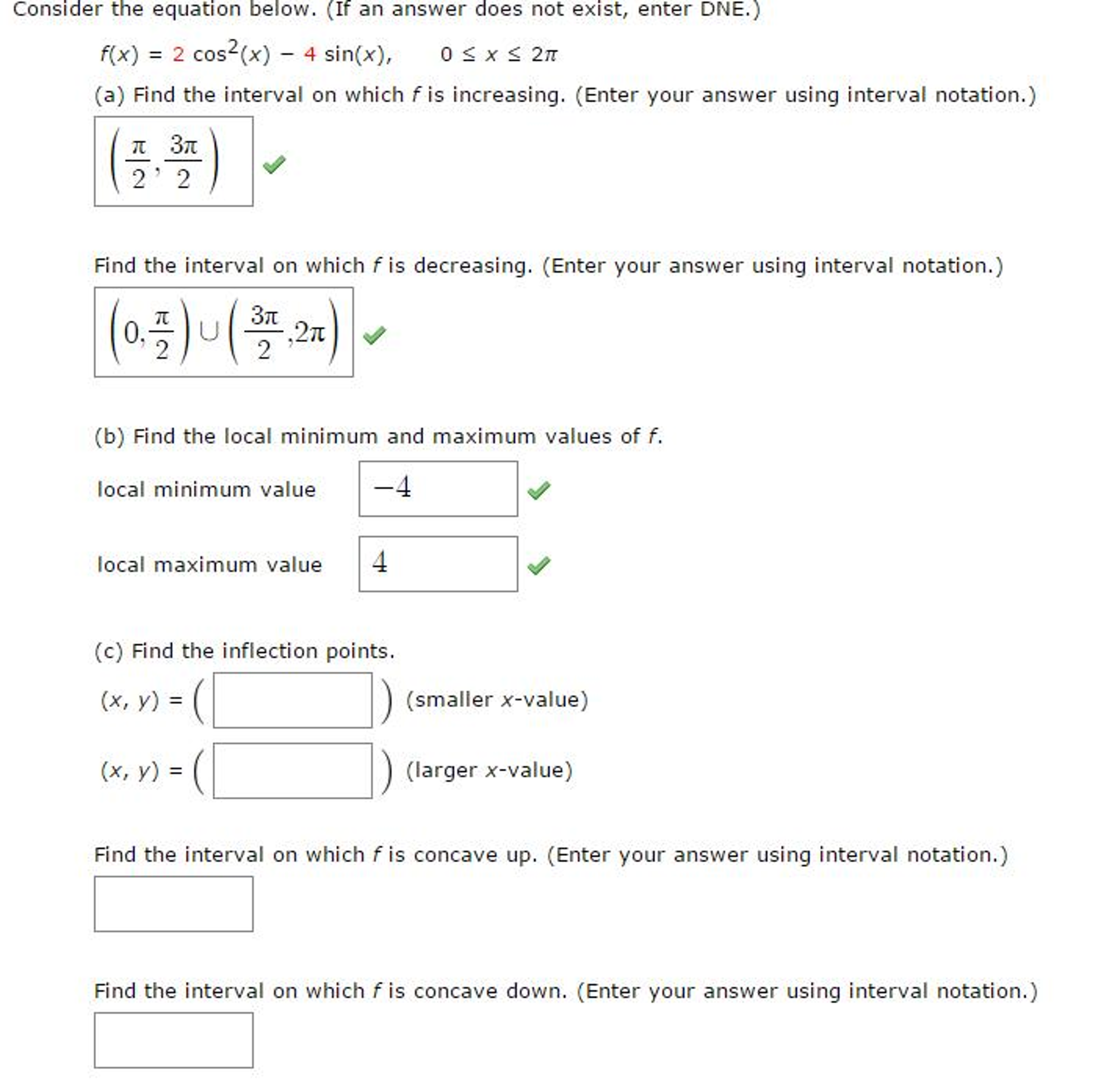 Solved Consider The Equation Below If An Answer Does Not Chegg