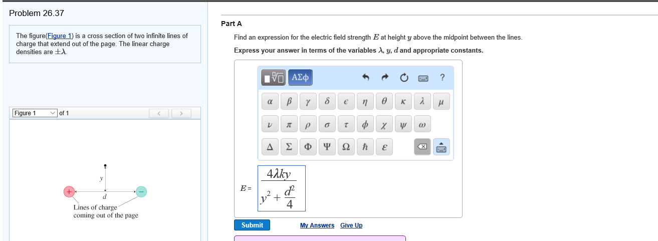 Solved Find an expression for the electric field strength | Chegg.com Solved Find an expression for the electric field strength | Chegg.com