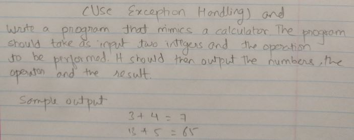 Solved Write A Program That Mimics A Calculator The 