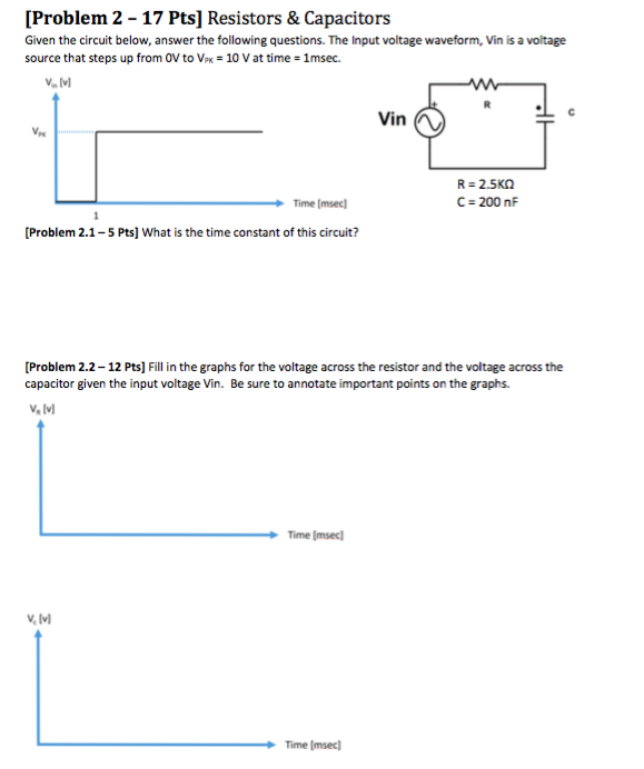 Solved Problem 1 22 Ptsl Resistors Given The Resistor
