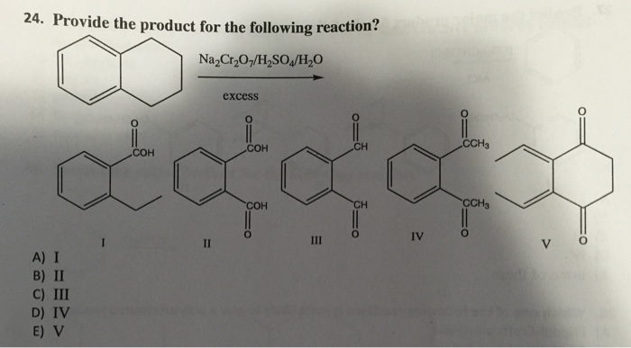 Solved Provide the product for the following reaction? Help | Chegg.com