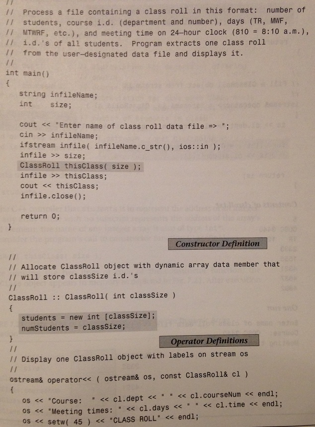 2. Extend the class roll program of Fig. 7.20 so it | Chegg.com