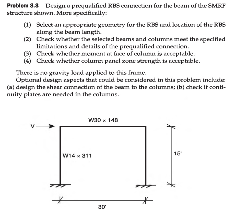 This problem is about "Ductile design of steel | Chegg.com
