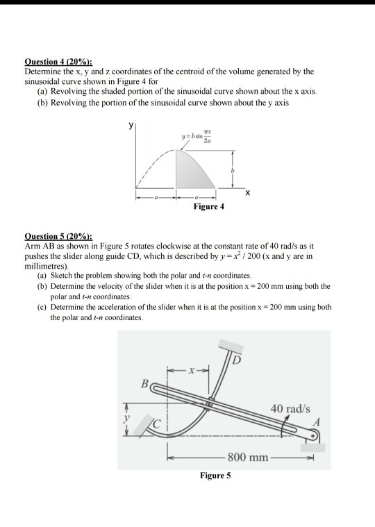 Solved Determine the x, y and z coordinates of the centroid | Chegg.com