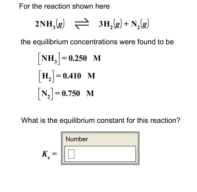 Solved For the reaction shown here 2NH_3 (g) | Chegg.com