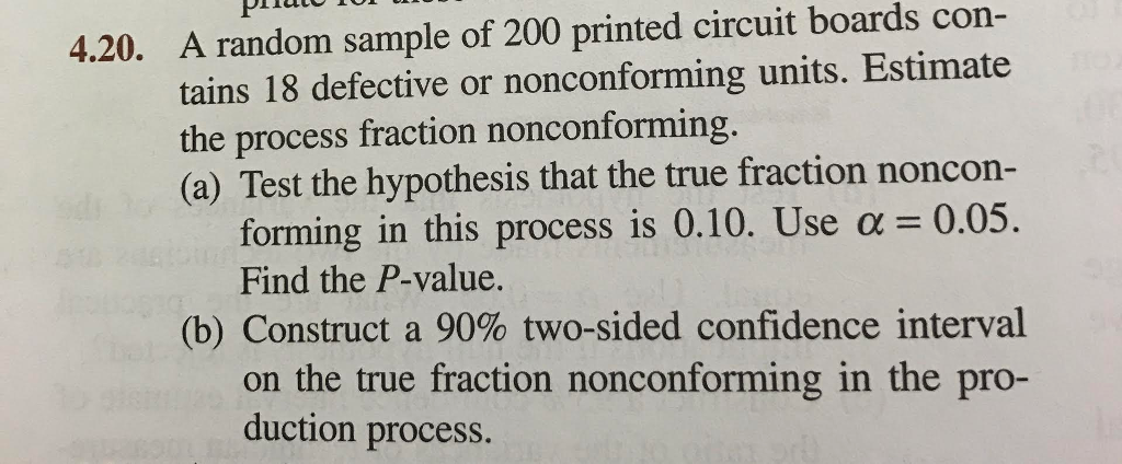 Solved A random sample of 200 printed circuit boards | Chegg.com