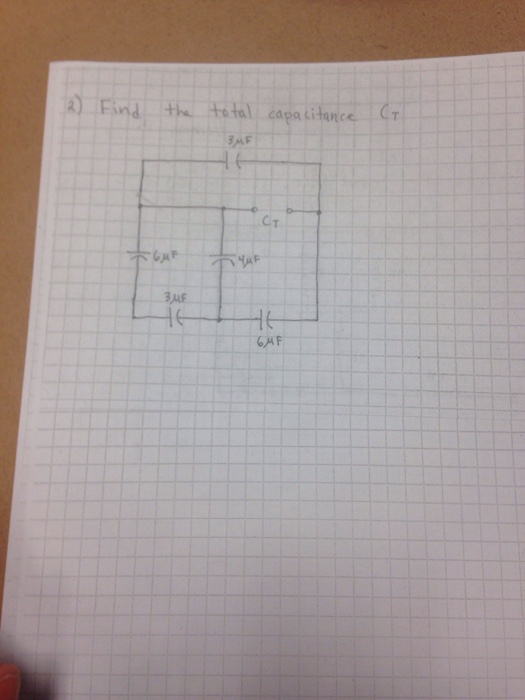 Solved Find the total capacitance C_T | Chegg.com Solved Find the total capacitance C_T | Chegg.com