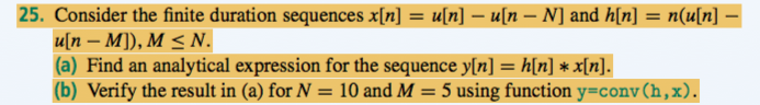 Solved 25 Consider The Finite Duration Sequences X[n]