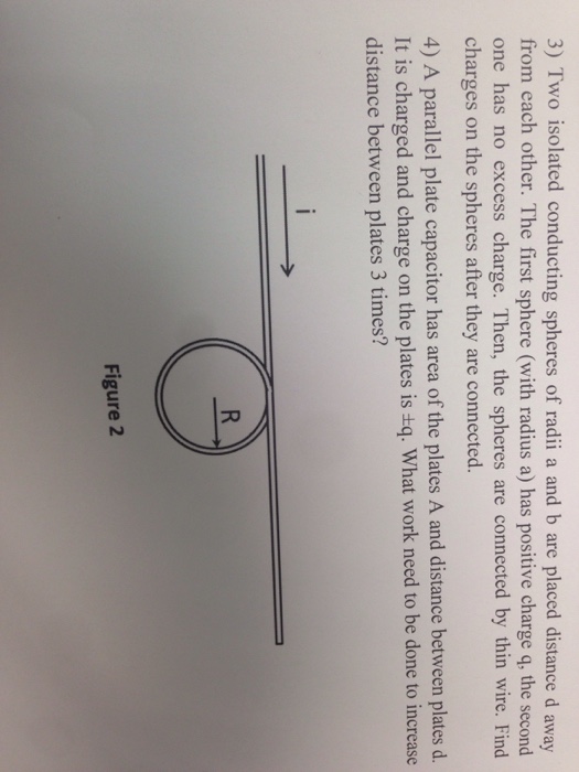 Solved Two isolated conducting spheres of radii a and b are | Chegg.com