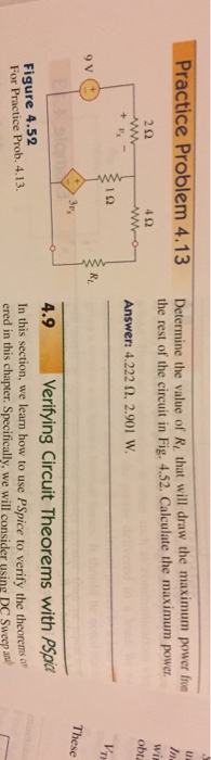 Solved Determine the value of R_L that will draw the | Chegg.com