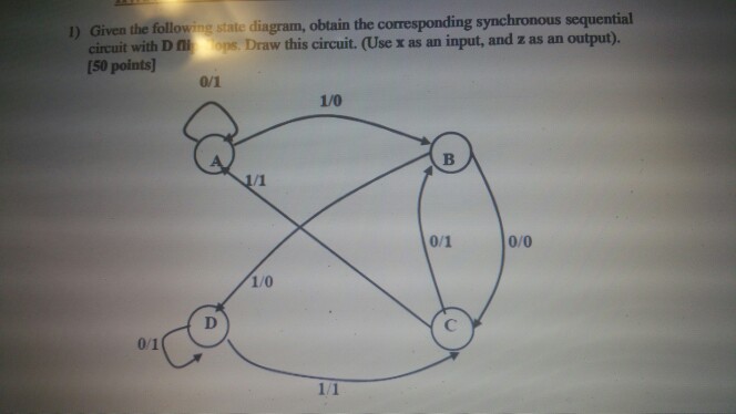 Solved Given the following state diagram, obtain the | Chegg.com Solved Given the following state diagram, obtain the | Chegg.com