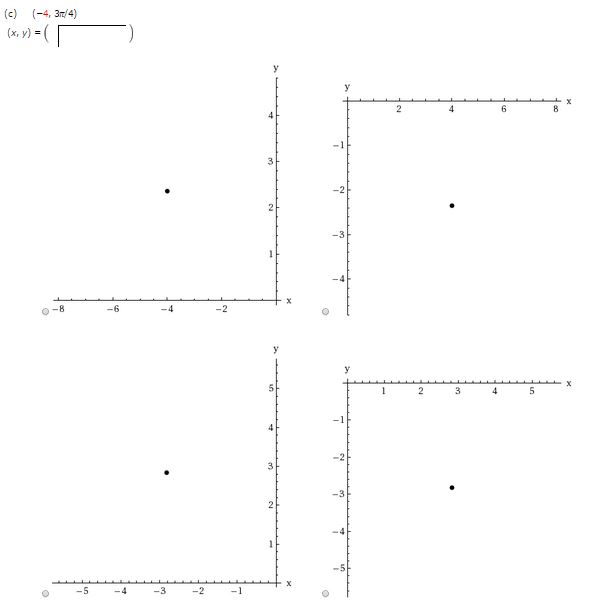 Solved Find The Cartesian Coordinates Of The Given Polar