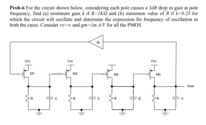 Solved Prob-6 For the circuit shown below, considering each | Chegg.com