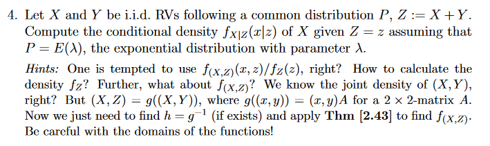 Solved 1. Do Tutorial Problem 4 assuming that P is the gamma | Chegg.com