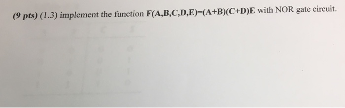 Solved Implement The Function Fa B C D E A Bc 0808