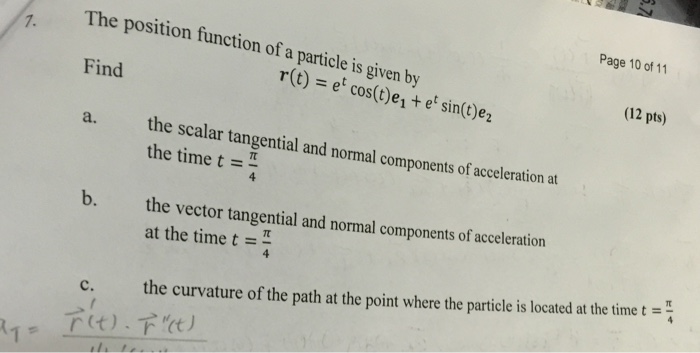 Solved The position function of a particle is given by r(t) | Chegg.com