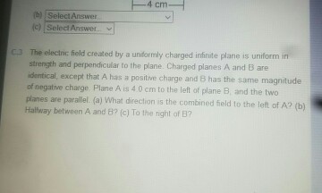 Solved The electric field created by a uniformly charged | Chegg.com
