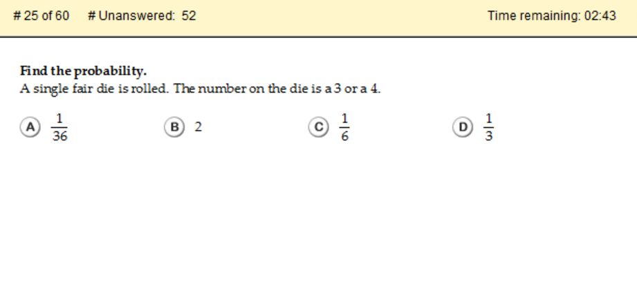 Solved A single fair die is rolled. The number on the die is | Chegg.com Solved A single fair die is rolled. The number on the die is | Chegg.com