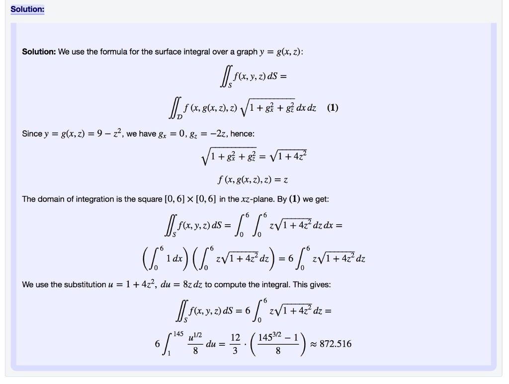 Solved MAT267 (Calc. 3) Solve the problem below, using the | Chegg.com