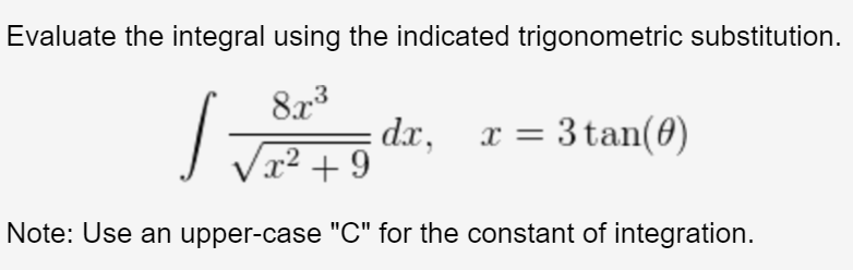 Solved Evaluate the integral using the indicated | Chegg.com