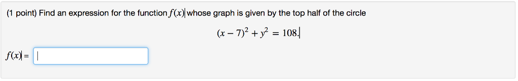 Solved Find an expression for the function f(x) whose graph | Chegg.com