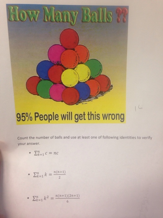 Solved Count the number of balls and use at least one of | Chegg.com