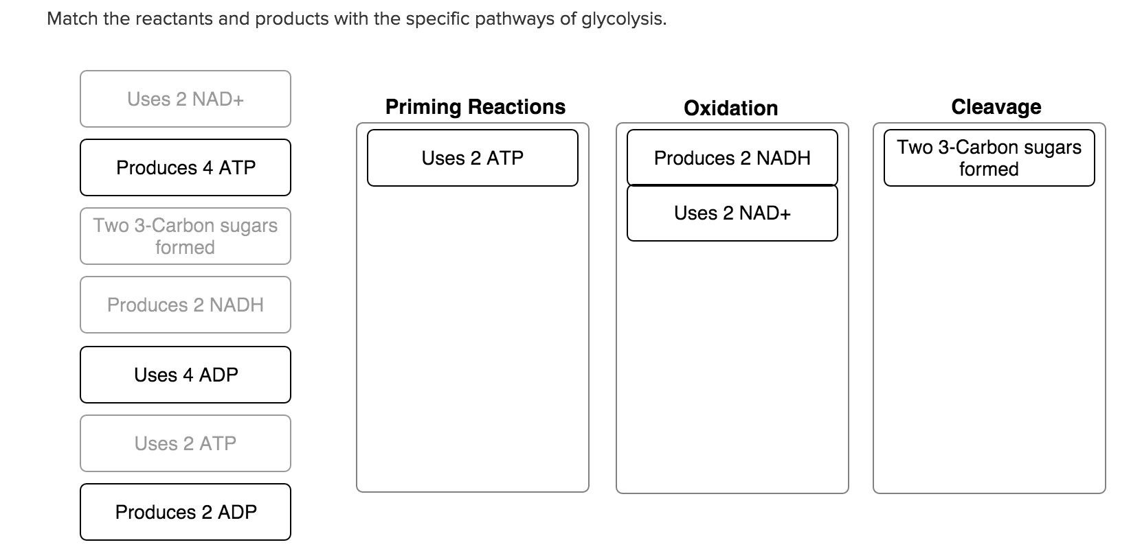 Solved Match the reactants products with the specific | Chegg.com
