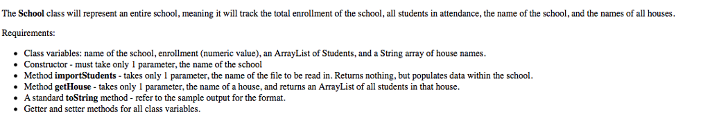 Solved Objectives: ArrayList File /O UML diagrams Task: | Chegg.com