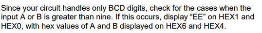 Solved Create a Verilog code submodule which displays "EE" | Chegg.com