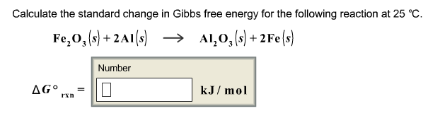Solved: Calculate The Standard Change In Gibbs Free Energy... | Chegg.com