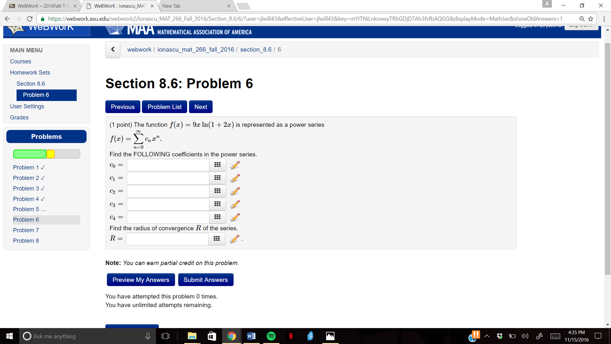 Solved Bb WeBWork 2016 x D WeBWorK lonascu AT X New Tab C | Chegg.com Solved Bb WeBWork 2016 x D WeBWorK lonascu AT X New Tab C | Chegg.com