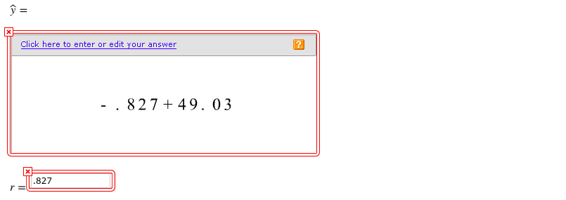 Solved Fit a least squares regression line to the data | Chegg.com