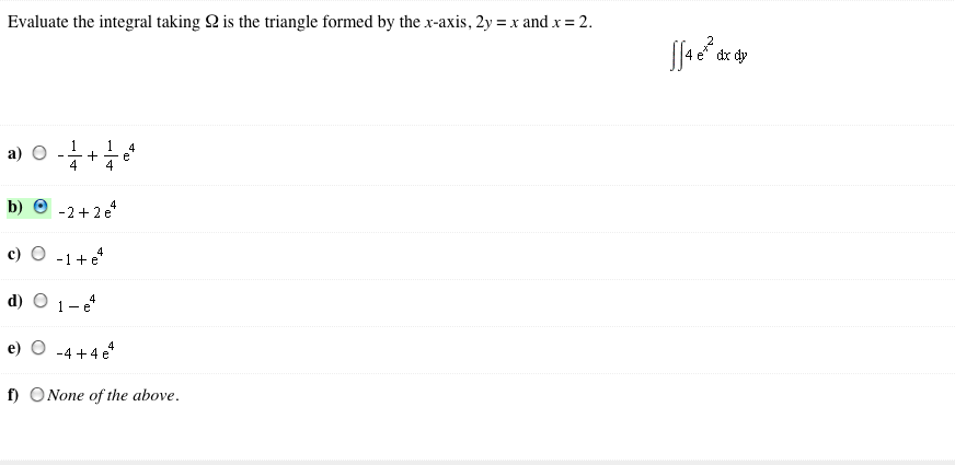 Solved Evaluate the integral taking ohm is the triangle | Chegg.com