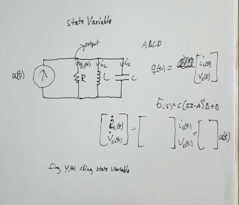 Solved Find output using state variables | Chegg.com